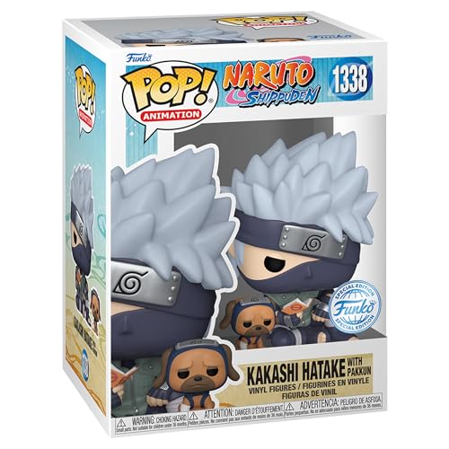 Funko Pop! Animation: Naruto - Kakashi with Pakkun #1338 Special Editi ...