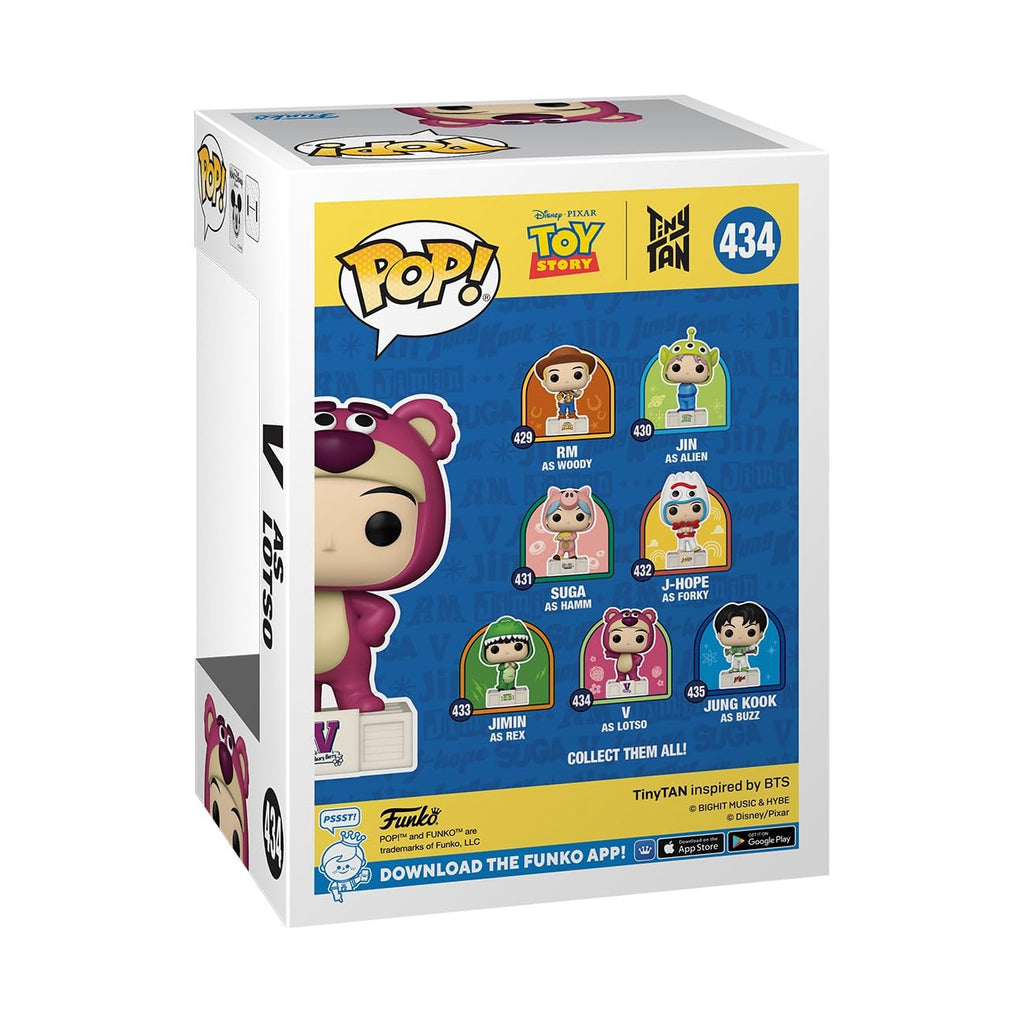 FUNKO POP! Rocks: BTS Toy Story x Tiny TAN - V As Lotso – ANIME SHOP SON