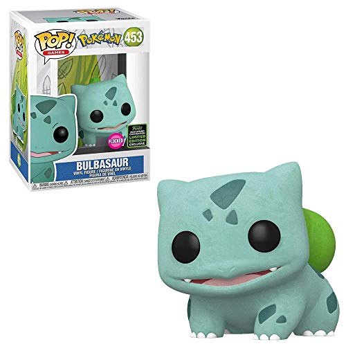 Funko Pop! Games: Pokemon – Flocked Bulbasaur, Spring Convention Exclu ...